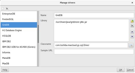 Connecting To Griddb Via Jdbc With Sqlworkbenchj Griddb Open Source