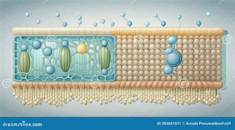Diffusion Vs Osmosis Solution Transport Process Cartoon Vector 303945575