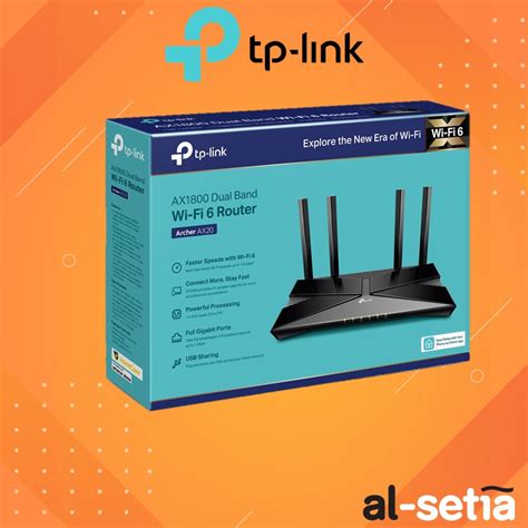TP Link AX1800 Dual Band Wi Fi 6 Router Archer AX20 Shopee Singapore