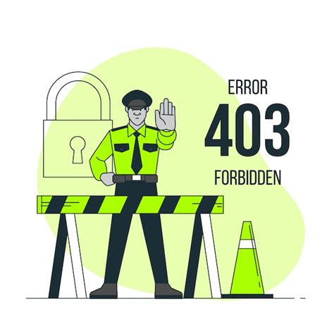 403 Error Access Forbidden Vectors And Illustrations For Free Download