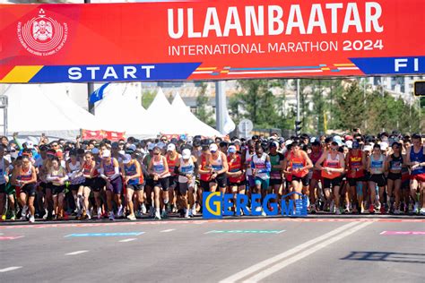 20 451 хүн оролцон гүйж байгаа “Улаанбаатар марафон 2024” олон улсын гүйлт