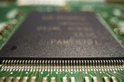 Motherboard Digital Chip Motherboard Close Up Motherboard Electrons Circuit Board With