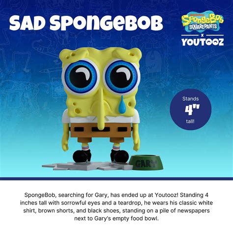Youtooz Spongebob Squarepants Sad Spongebob 41″ Vinyl Figure 20 Lil