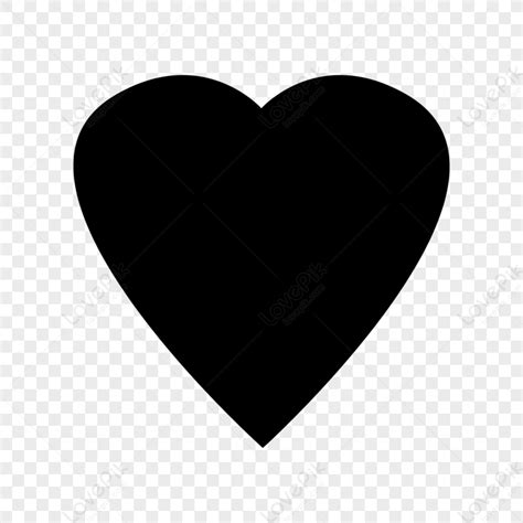 만화 일러스트 검은 심장 클립 아트만화 마음 Png 일러스트 무료 다운로드 Lovepik