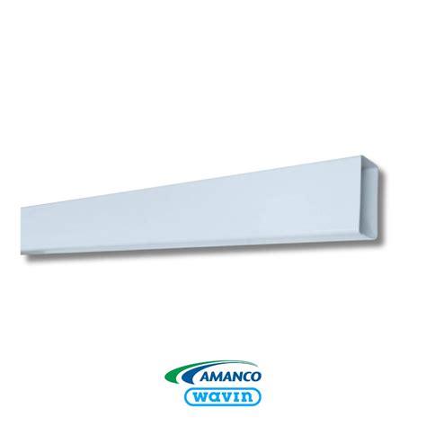 Tubo Bajante Rectangular Para Canal Pvc 3m Cc Hopsa Tienda Online