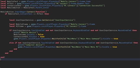 How To Make A Ui Button On Mobile Screen When Clicked Show A Gui On Pc