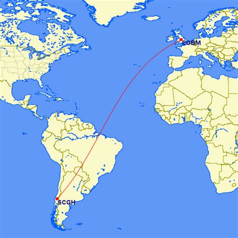 A Map From The Great Circle Mapper Great Circle Mapper