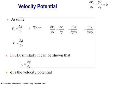 ppt stream function and velocity potential powerpoint presentation id