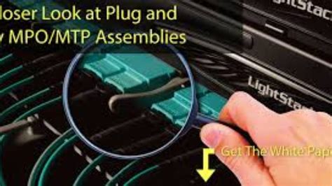 Conectividad Plug And Play Mtp Para Centros De Datos Mr Youtube