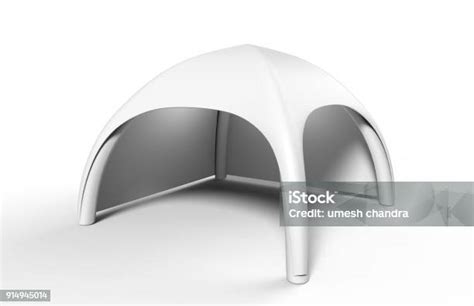 돔 거미 풍선 광고 아치 흰색 빈 텐트를 팝업 3d 렌더링 그림입니다 공기 주입에 대한 스톡 사진 및 기타 이미지 공기 주입 광고 돔 건축적 특징 Istock