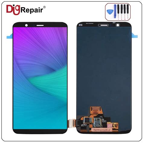 For Oneplus 5T LCD A5010 Display Touch Screen For One Plus 5T Digitizer Replacement Parts Black