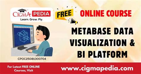 Metabase Data Visualization And Bi Platform Free Online Course Cigma