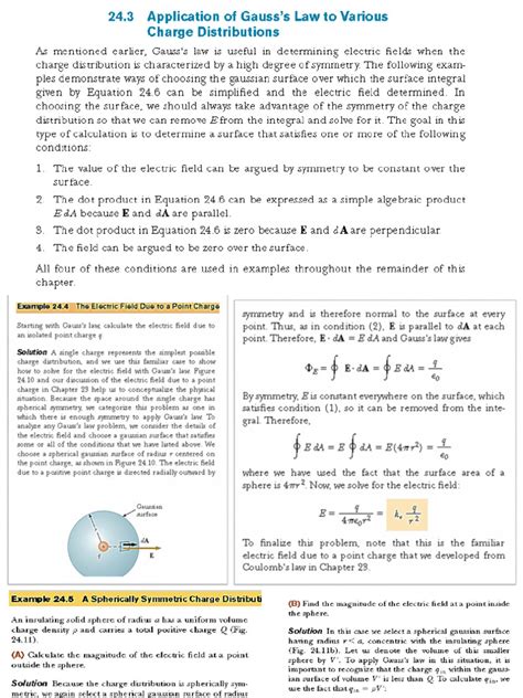 Application Of Gauss Law Pdf
