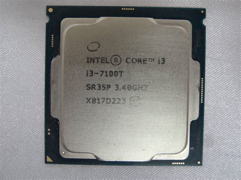 Yahoo オークション Intel Cpu Core I3 7100t 3 40ghz 起動確認済