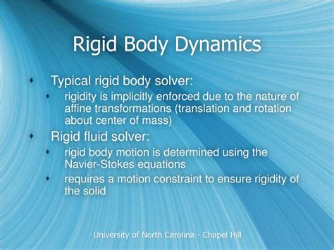 Ppt Fluid And Rigid Body Interaction Powerpoint Presentation Free Download Id3415962