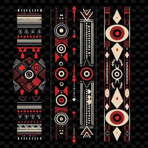 Bohemian With Eclectic Patterns Borderline Design Adorned Wi Png Unique