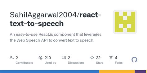 React Text To Speechwebsitesrcpagesdemotsx At Master