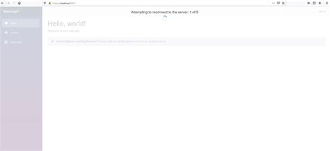 Firefox Shows Attempting To Reconnect To Server On Opening Application · Issue 28592