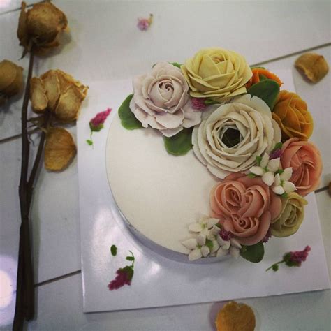 앙금플라워떡케이크 천안버터크림플라워케이크