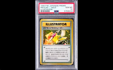 1998 Pikachu Illustrator Japanese Card Logan Paul Graded Gem Etsy