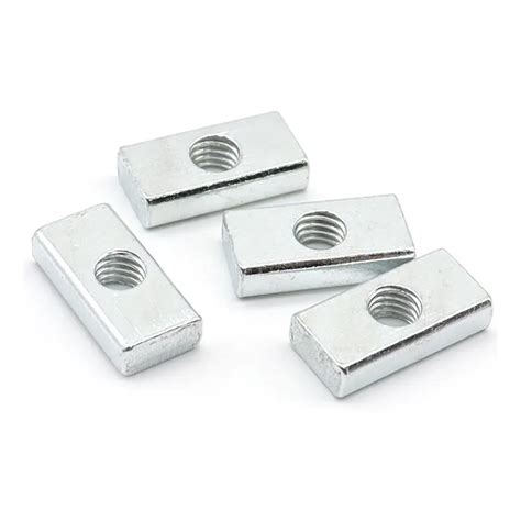 M3 M39 Carbon Steel Grade 4 Galvanized Square Rectangular Nut