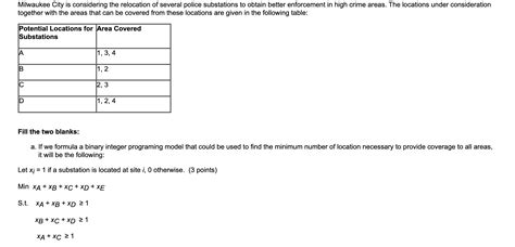 Solved Fill The Two Blanks A If We Formula A Binary