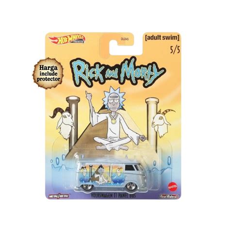 Jual Hot Wheels Premium Volkswagen T1 Panel Bus Rick And Morty Shopee