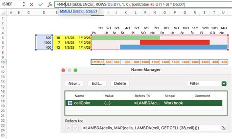 Excel Sum Column A Based On Condition With Color On Other Column
