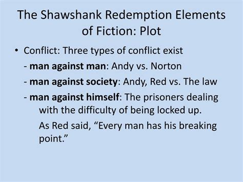 Ppt English Literature And Film Unit 1 The Shawshank Redemption