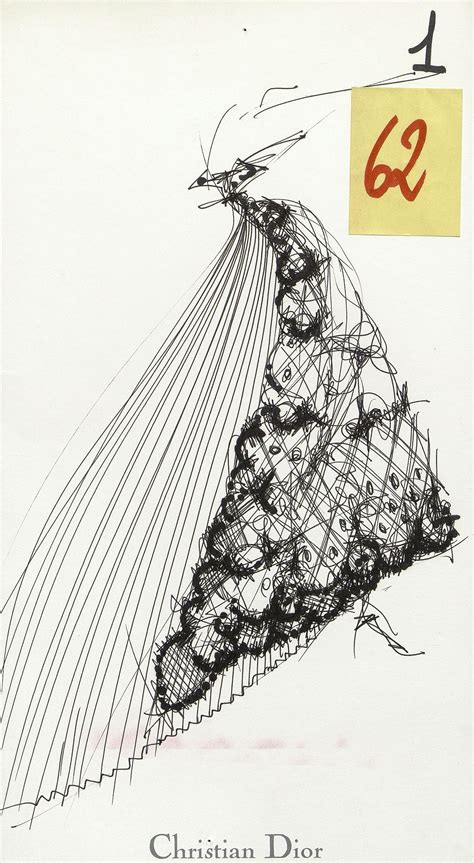 Sketches By Gianfranco Ferré La Galerie Dior