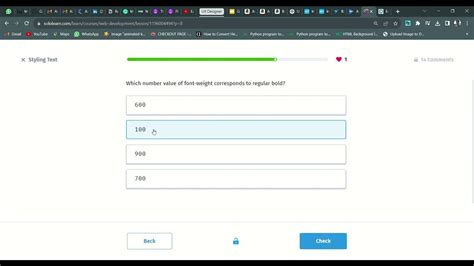 44 Styling Text Web Development Sololearn Answers Youtube