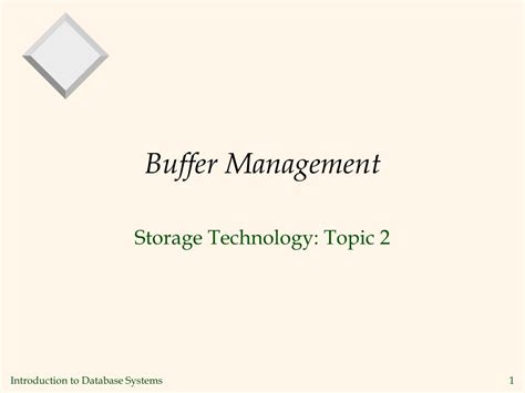 PPT Buffer Management PowerPoint Presentation Free Download ID 4774291