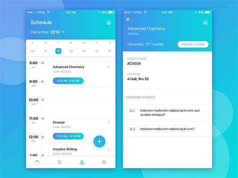 Class Schedule Designs Themes Templates And Downloadable Graphic Elements On Dribbble
