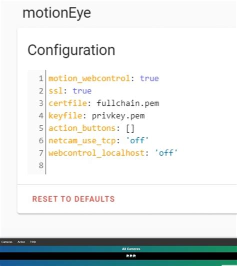 Camera Motion Detection On After Leaving Home Configuration Home Assistant Community