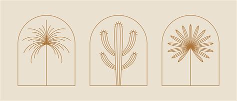 선형 Boho 아이콘과 기호의 벡터 세트 태양 로고 디자인 템플릿 현대 미니멀리스트 스타일의 장식을위한 추상 디자인 요소