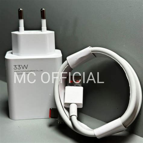 Jual Charger Gaming Xiaomi W Usb Type C Turbo Fast Charging Redmi Mi T Lite Note