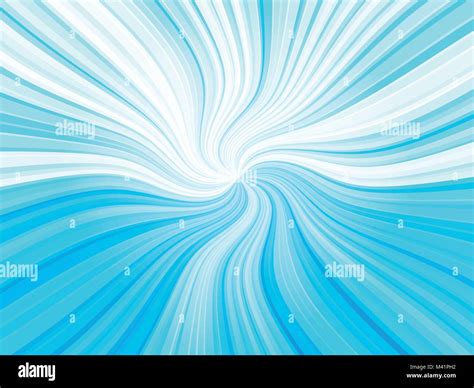 Blue Curved Rays Background Stock Vector Image And Art Alamy