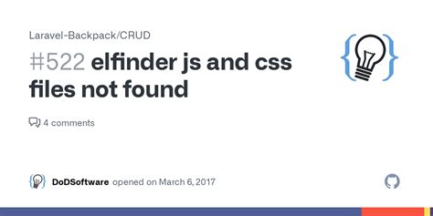 elfinder js and css files not found · issue 522 · laravel backpack