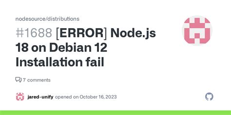 Error Nodejs 18 On Debian 12 Installation Fail · Issue 1688