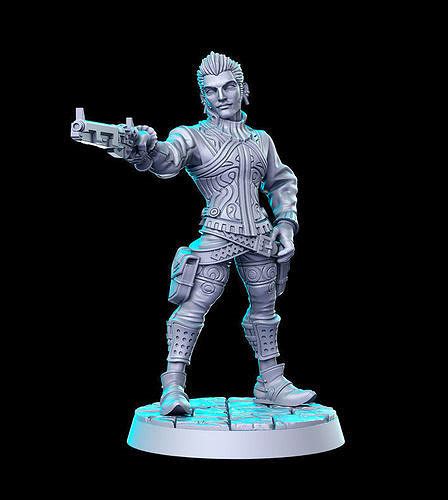 Balthier Final Fantasy 32mm Pre Supported 3d Model 3d Printable Cgtrader