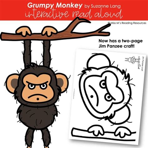 Grumpy Monkey Craft Interactive Read Aloud Social Emotional Learning