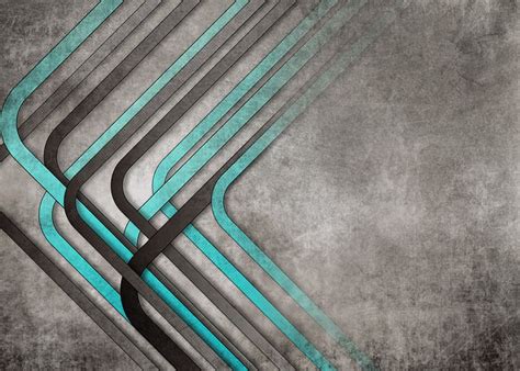Garbage Texture Line Blue Abstract Geometric Background