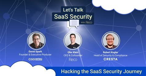 Reco On Linkedin Saassecurity Cisoseries Ciso Security Infosec Cybersecurity…