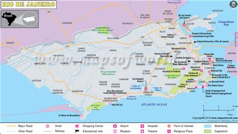 Rio De Janeiro Map Rio De Janeiros Metropolitan Area Public Transit