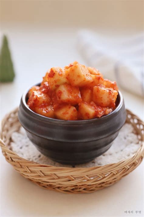 설렁탕집 깍두기담그는법 맛있게 풀없이 깍두기 담그기 만들기 네이버 블로그