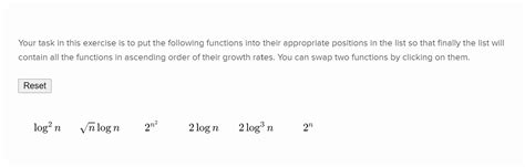 Solved Your Task In This Exercise Is To Put The Following Chegg