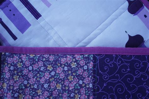 Tracy S Bits N Pieces Purple Comfort Quilt