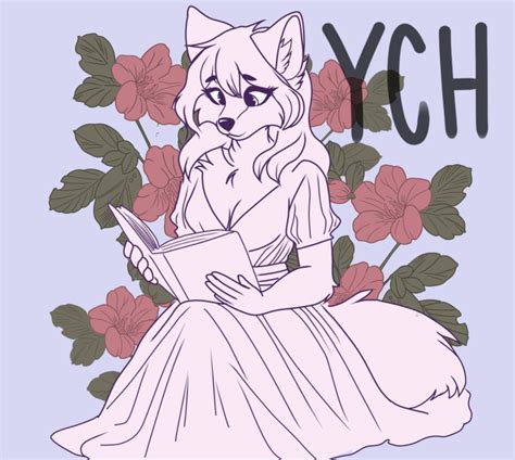 Ych Girl Reading Ychcommishes Ych Girl Reading Ychcommishes