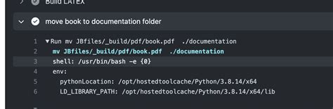 Jupyterbook How To Move A File From One Folder To Another Folder Through Github Actions