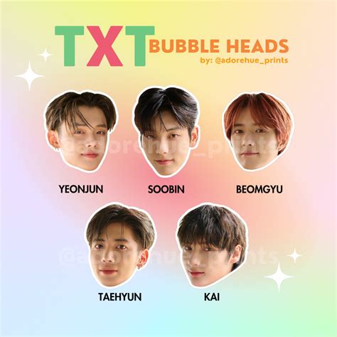 Txt Bubble Heads A4 Size Shopee Malaysia